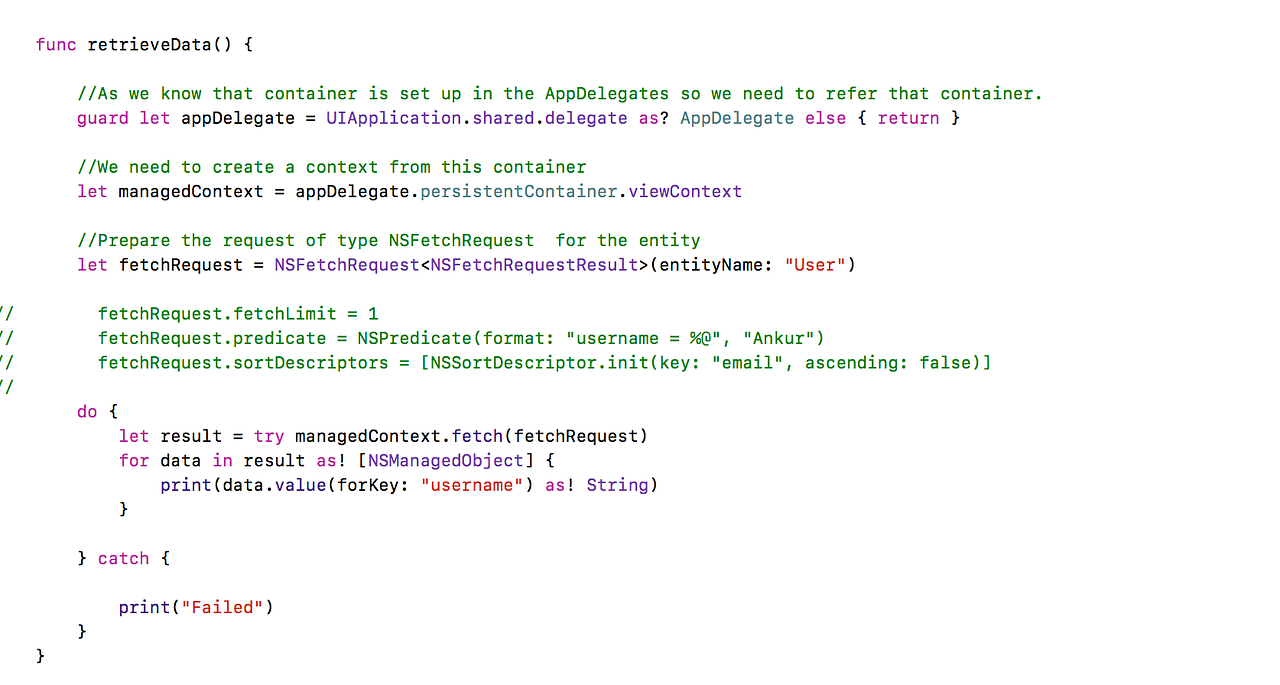 Core Data (CRUD) with Swift 4.2 for Beginners | by Ankur Vekariya | Medium