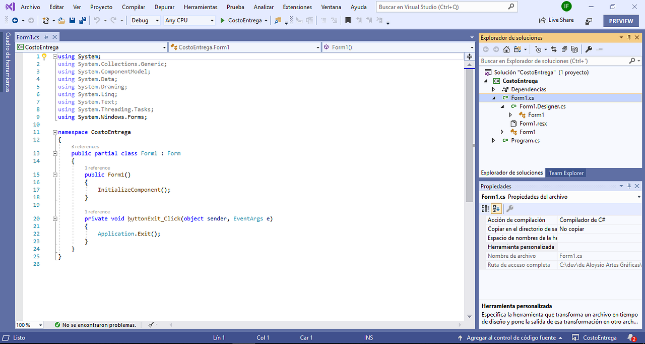 WinForms con .NET Core 3.0. ¿Cómo realizar un proyecto WinForms con… | by Iván Franco | Medium