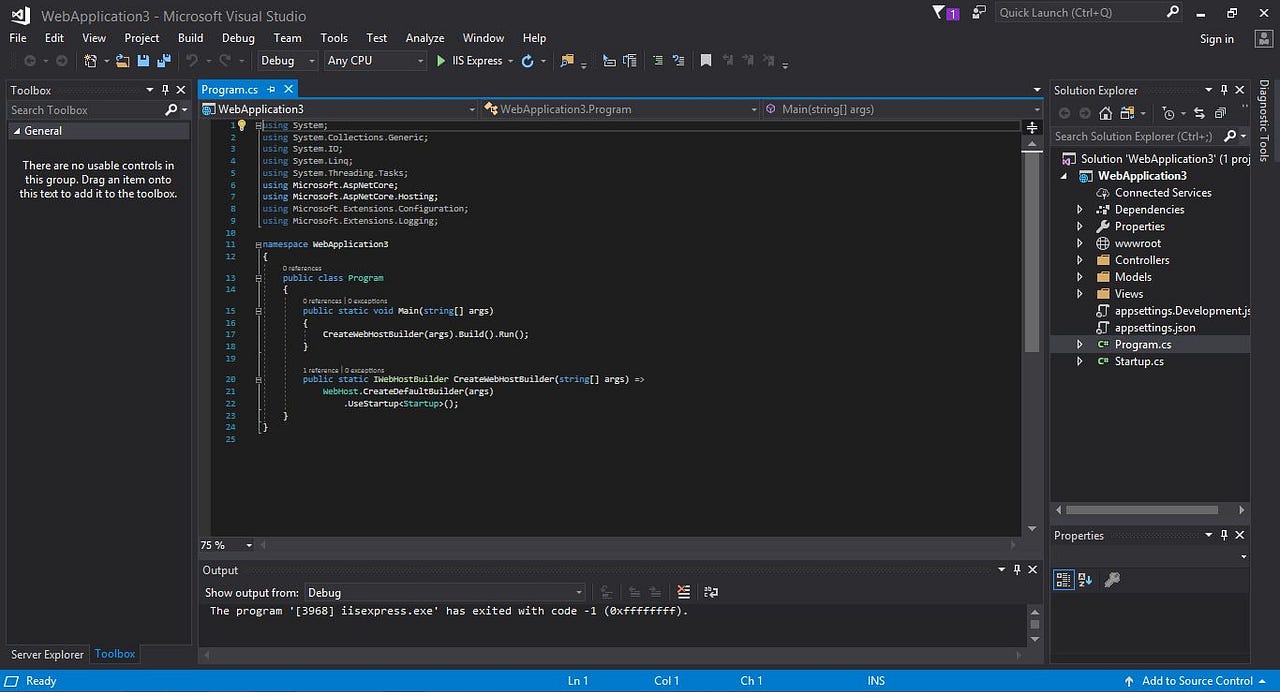 Mvc Core Bootstrapping Kestrel Web Server And Request Response