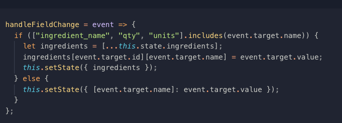 Create A Dynamic Form In React And Updating An Array Of Objects In