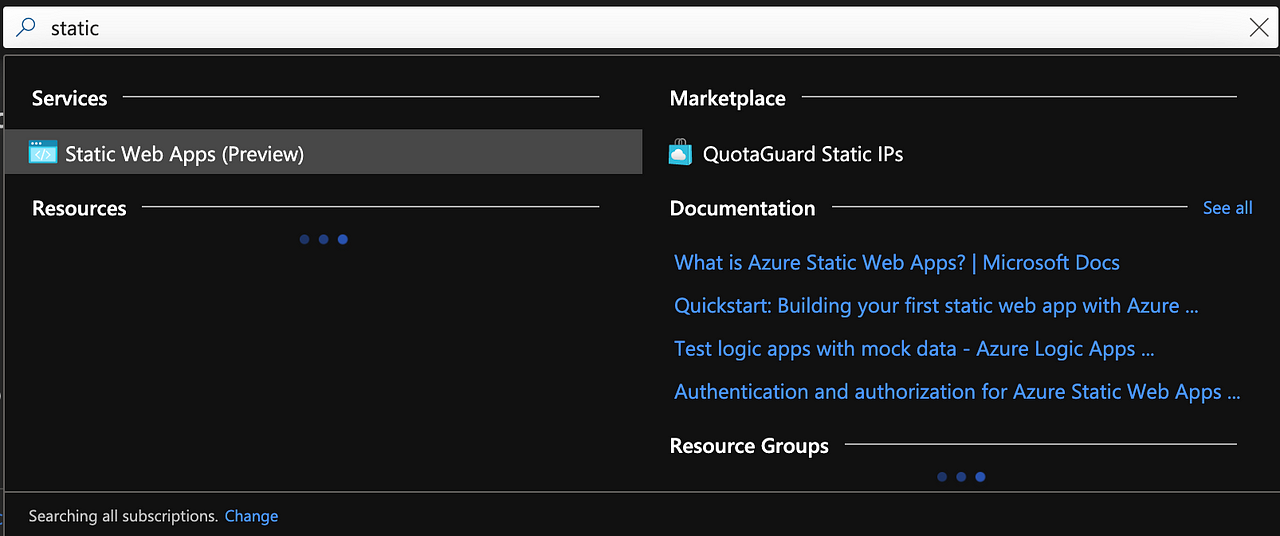 Hosting A Static React Application Using The New Azure