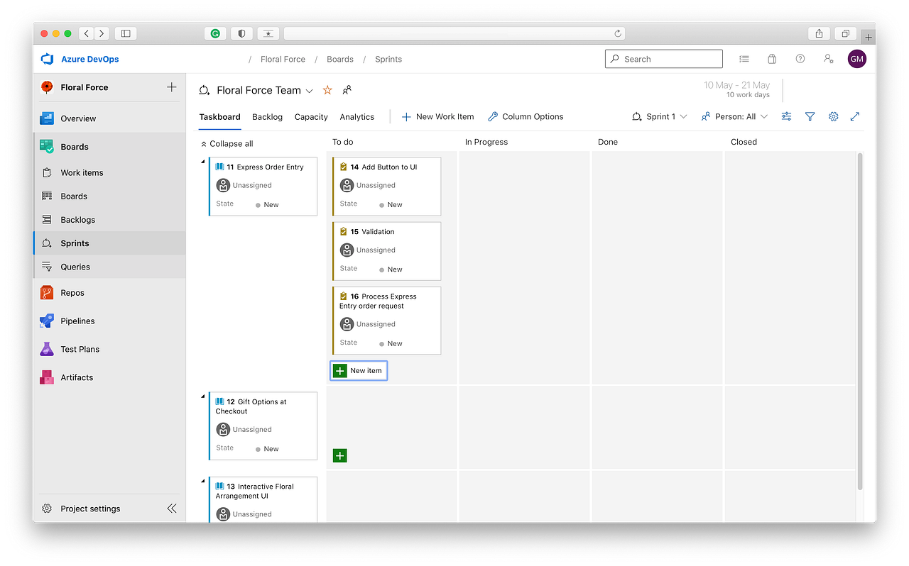 Azure DevOps: Setting up Sprints with Boards | by George Marklow | Geek ...