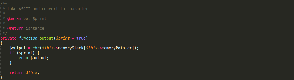 BrainFuck Interpreter using method chaining | by EDDYMENS | Medium
