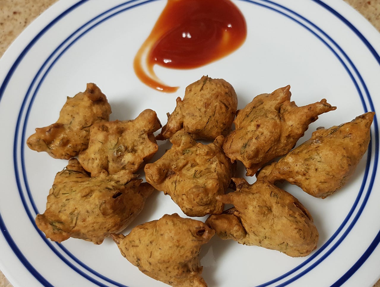 Sabsige soppu pakora / Dill pakoda | by followurstyle | ready-to-taste ...