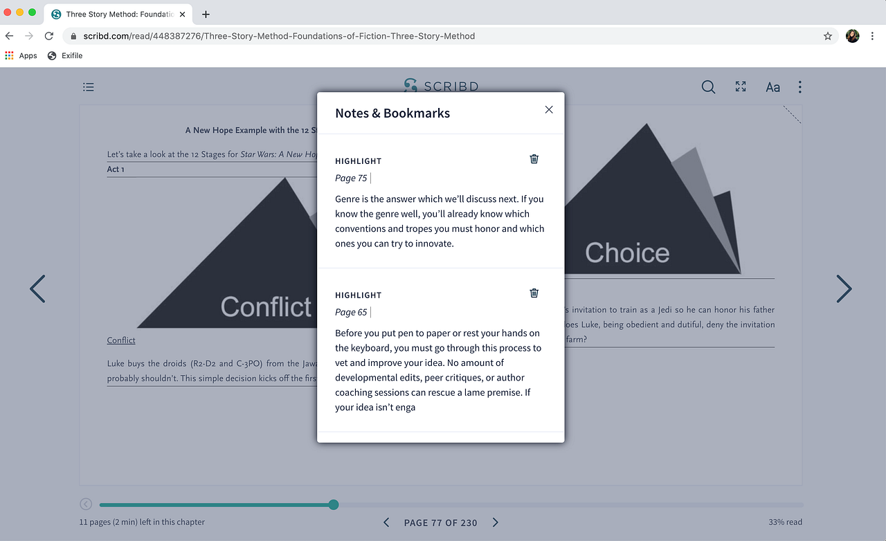 Scribd Export Notes Workaround. Scribd is a great resource for books ...