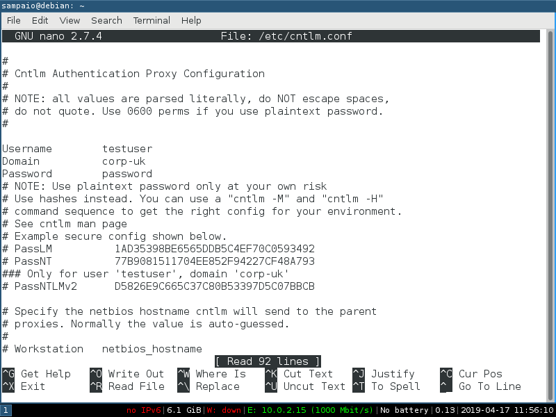 CNTLM Cheat Sheet. The Windows ecosystem doesn’t always… | by Miguel ...