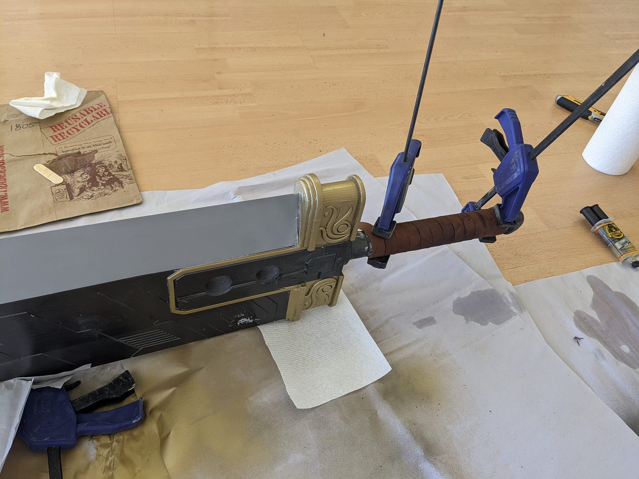 3D Printed Buster Sword. After Shelter-In-Place started, I… | by ...