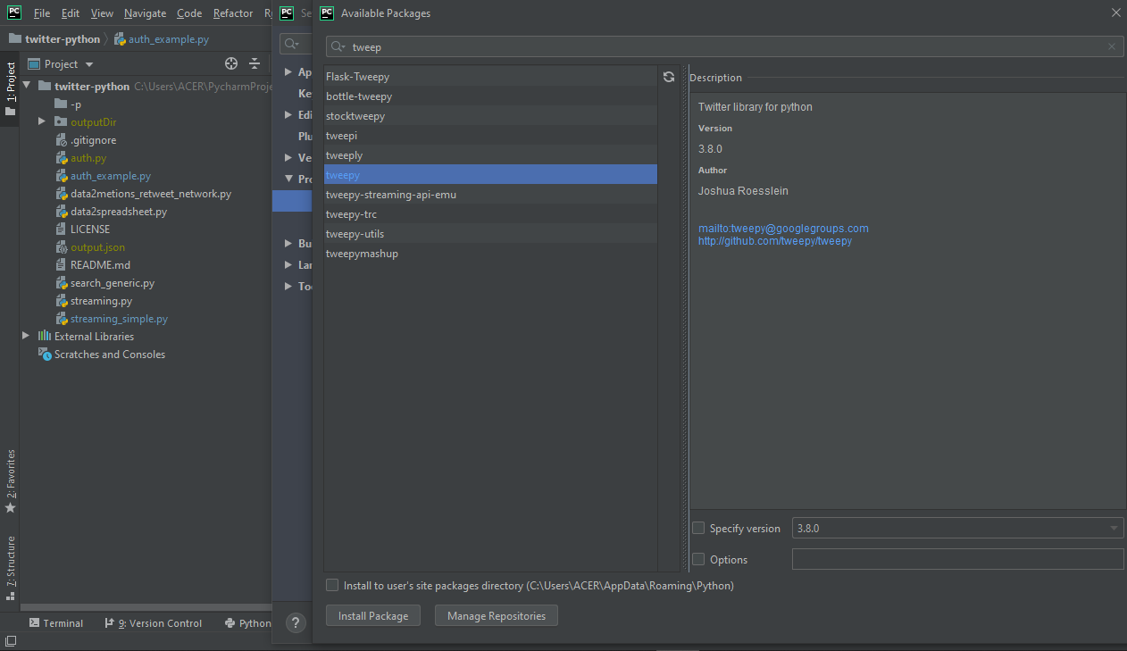 How to Crawling Data Twitter using Python in Pycharm | by Ashadi ...