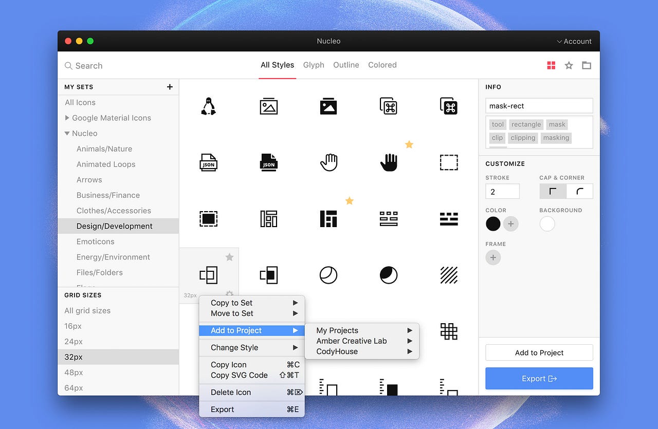 Create 2-state, SVG-powered animated icons | by Claudia Romano | Nucleo