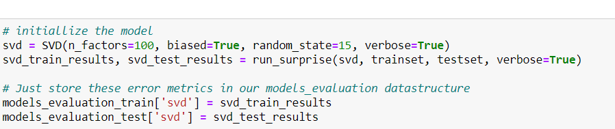 Collaborative Based Recommendation System Using Svd By Mansi Arora Analytics Vidhya Medium