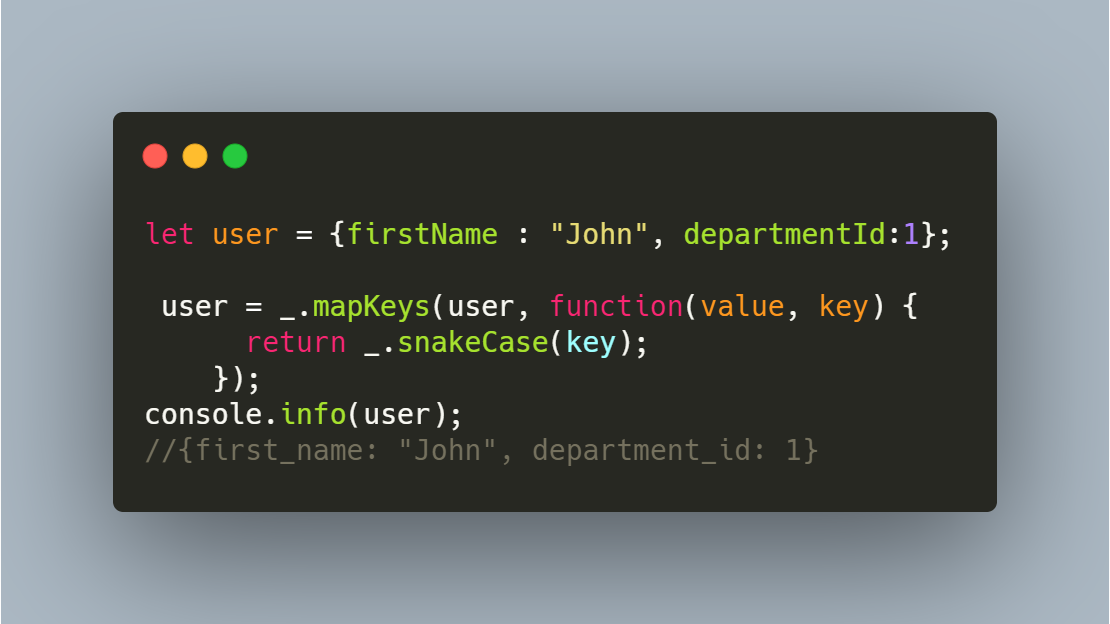JSON Object keys to different Case Style: Camel & Snake in Javascript ...