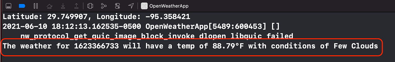 Fetch data from an API endpoint using URLSession and CoreLocation — Swift 5.4 | by Joe Vargas ...