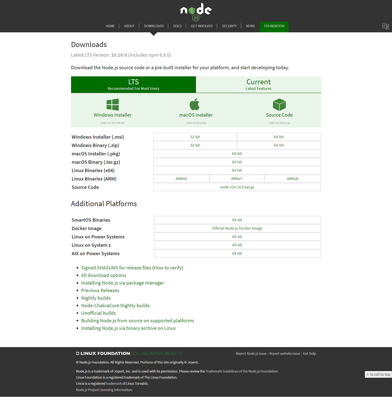 วิธีติดตั้ง Node.js และ NPM บน Windows 10 | by Supanniga Ogasawara | Medium