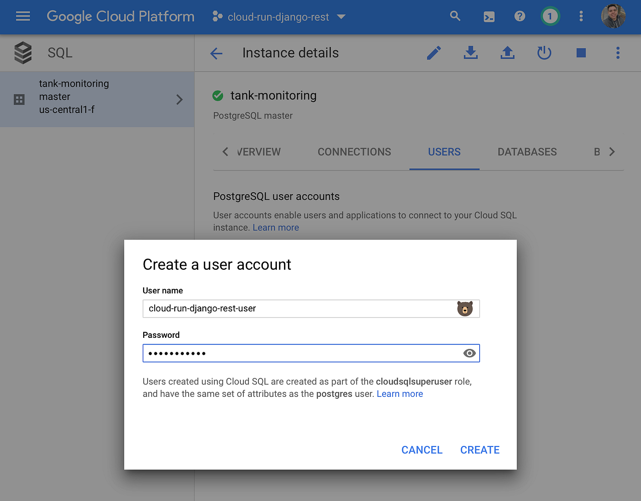 IoT Tank Monitoring Solution Part 1 — Build a Rest API using Cloud Run and Django Rest Framework ...