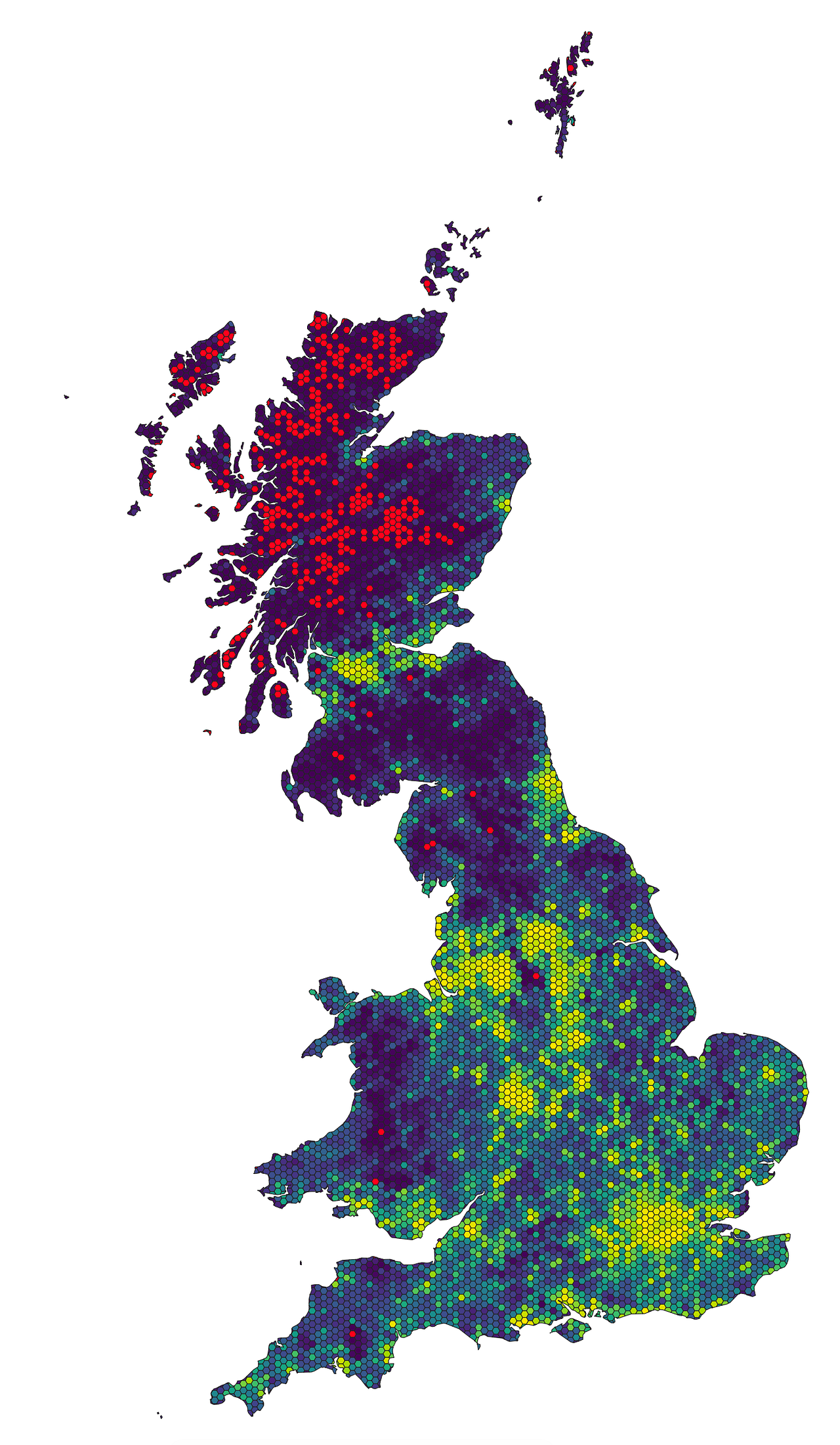 Finding the most remote buildings in Britain. | by Simon Wrigley | The ...