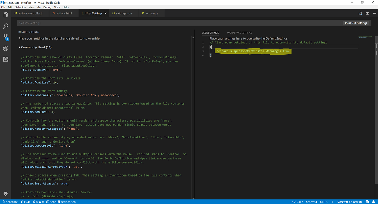 SOLUTION — “The .NET CLI tools cannot be located.” error in Visual ...