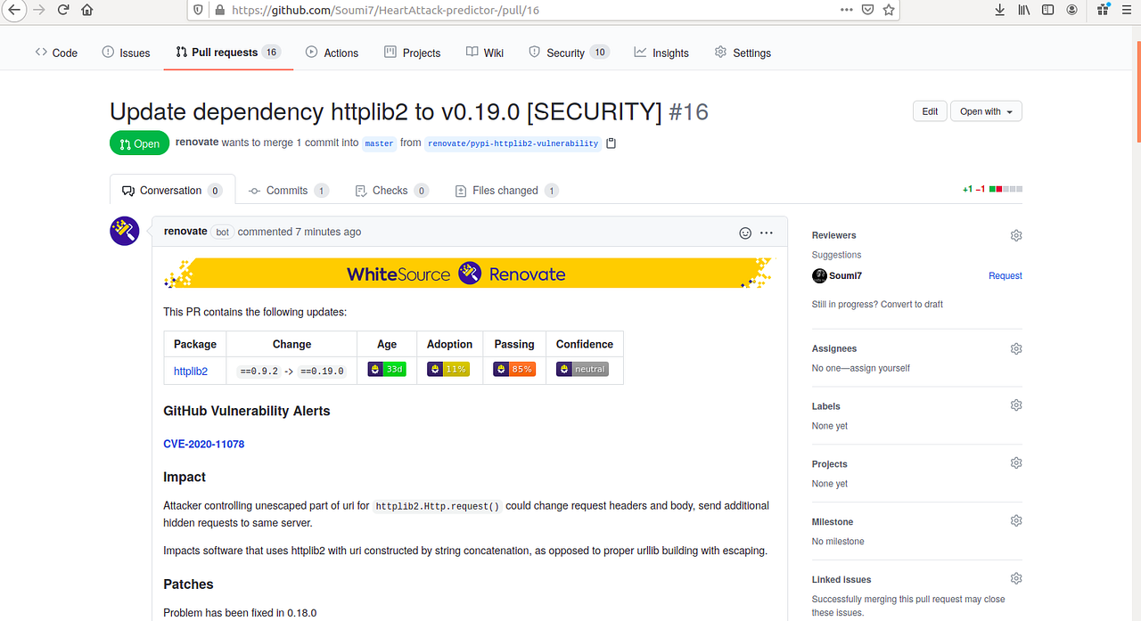 Scanning private and public Github Repositories — WhiteSource Renovate ...