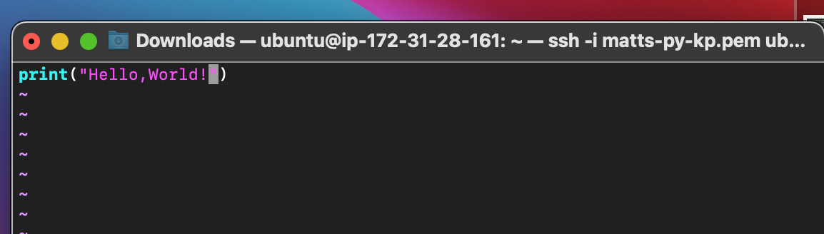 Configuring a Python 3 Environment on an AWS EC2 Ubuntu 20.04 Server. | by Matthew Mendez ...