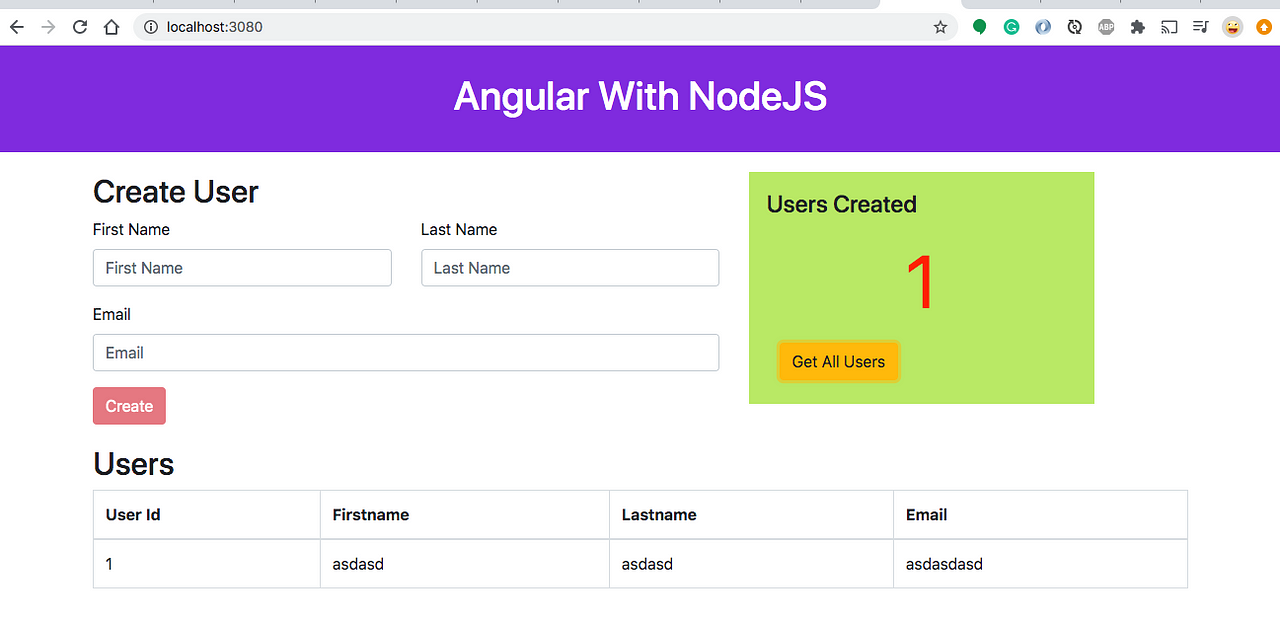 Dockerizing Angular App With Nodejs Backend — Typescript