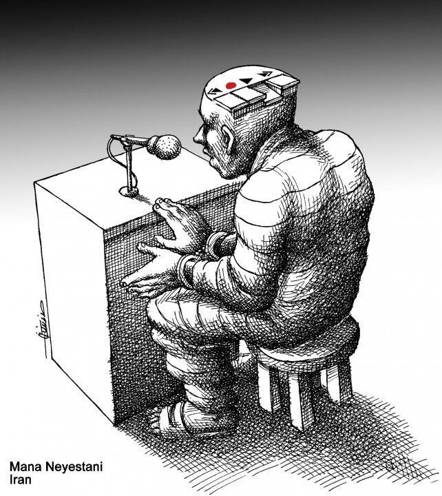 A Collection Of Works By The Iranian Cartoonist Mana Neyestani | by ...