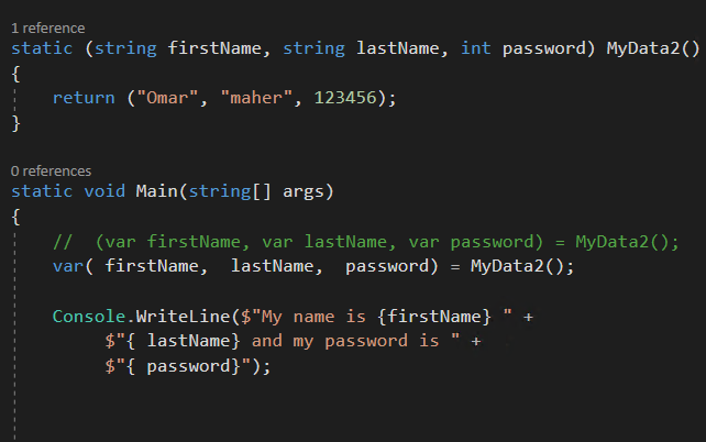 Learn How To Use Tuples in c# 7. Tuples are lightweight data structures ...