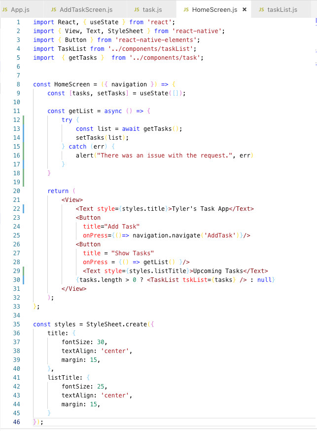 Display and Delete. In the last post we wired up the… | by Tyler Hueter ...