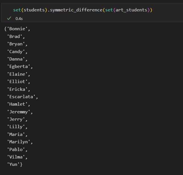 Improving your Python code with Set theory | by JerF8010 | Aug, 2022 ...