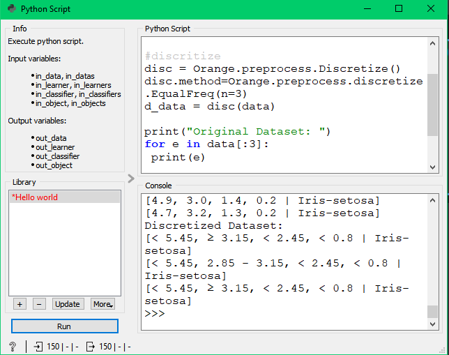 Data Science Lab-5: Data Preprocessing Using Orange Tool and Python ...