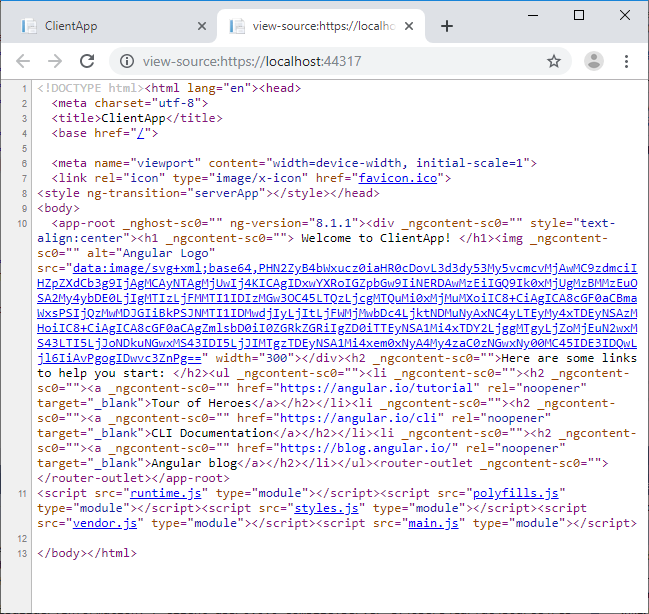 Server-side rendering in ASP.NET Core Angular | by Pieterjan De Clippel ...