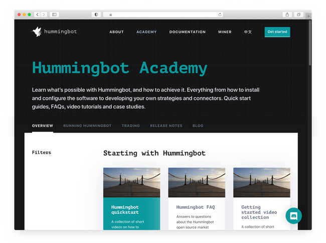 Introducing Hummingbot Academy. This blog was originally posted on the ...