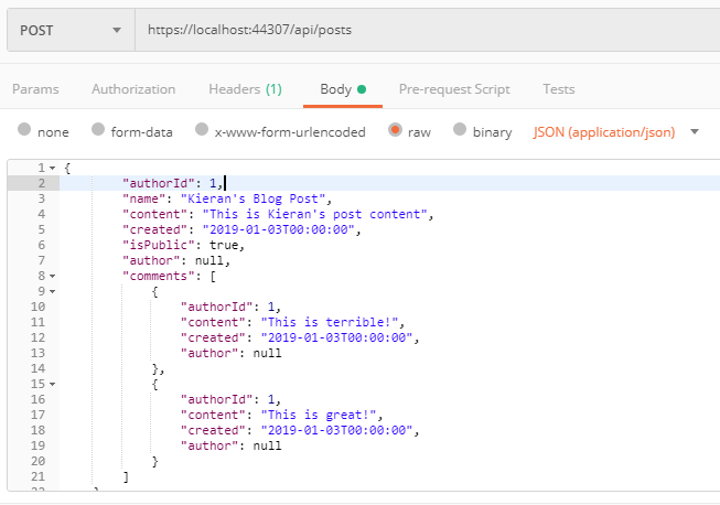 Creating A Net Core Rest Api — Part 3 Finishing Our Controller By Kieran Gillibrand Medium