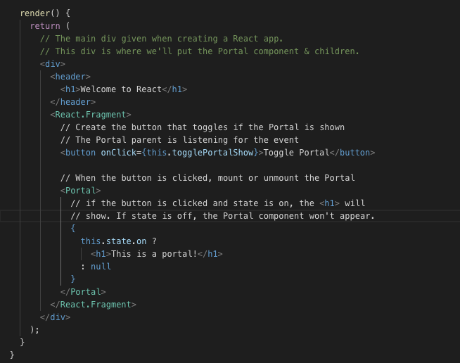 React Portals: What are they and why should we use them? | by Annie ...