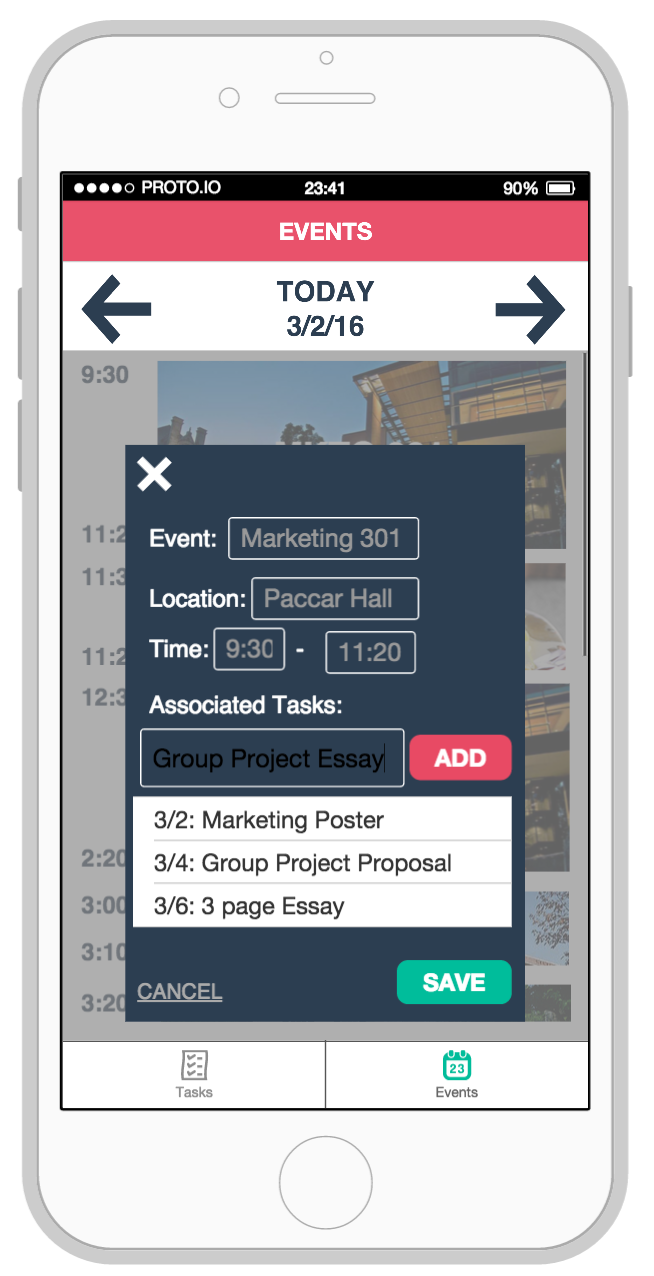 P8: Interactive Prototype — Task/Event Management Tool | by Sabrina ...