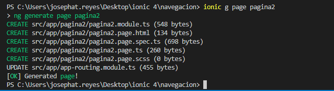 Navegación en Ionic 4. HOLA! El día de hoy traigo una guía… | by josephat reyes | Medium
