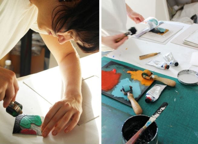 Painter and printmaker Hannah Forward talks breaking the rules, her ...