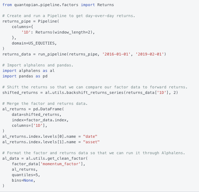 Tutorial 1 Quantopian: Deeper Dive | by J Daniel Kim | Medium
