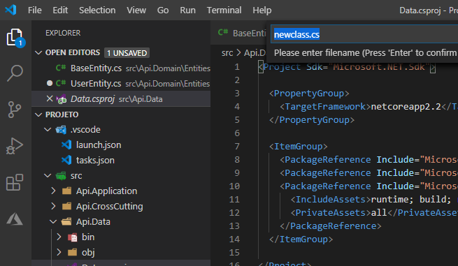 Vs Code + .NET Core: Como criar classes e interfaces rapidamente com C# Extensions | by Thiago ...