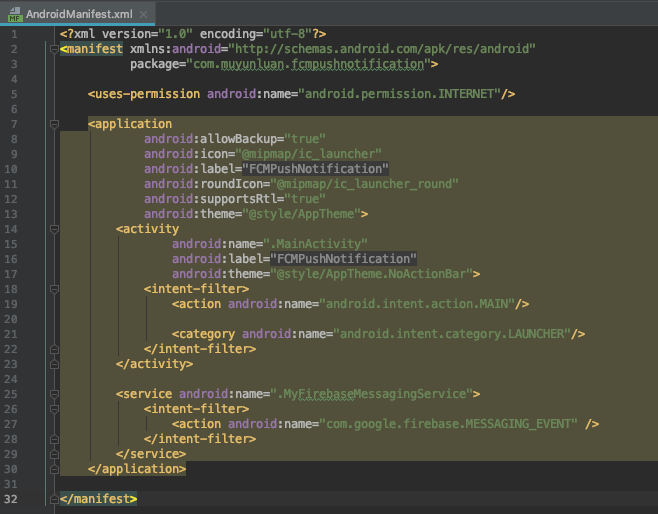 Using Fcm To Create Android Push Notification Kotlin By Fei Deng 1225
