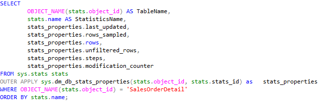 Importance of Statistics and How to perform Update Statistics in SQL ...