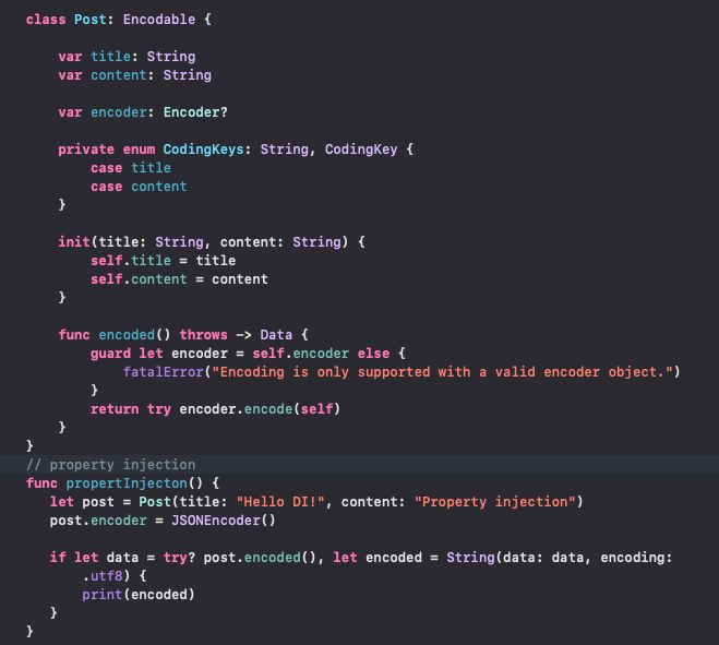 Dependency Injection in Swift. Design pattern & implementation | by Ved ...