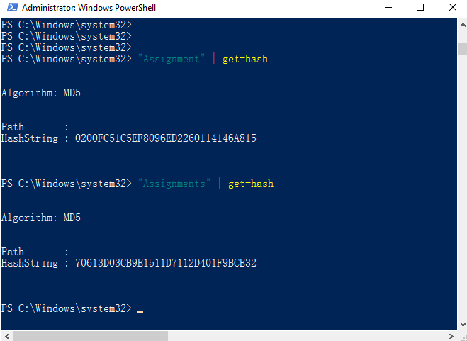 GENERATE THE MD5 CHECKSUM. Generate the MD5 checksum by Power… | by QWERTYGUY | Medium