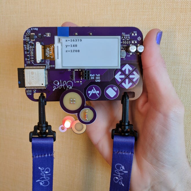 Open Hardware Summit badge: MicroPython accelerometer demo | by OSH Park | Medium