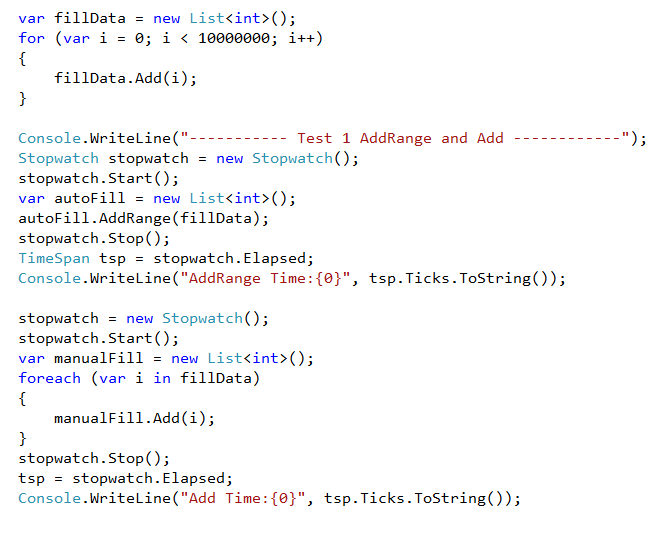 Something About List . Add vs AddRange, AutoAdd vs DefineAdd | by ...