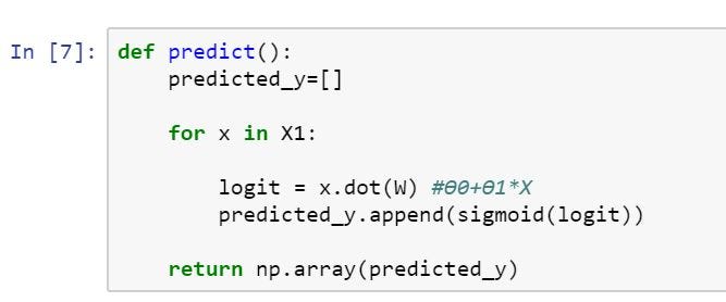 Chapter 2.1 logistic regression with GD Code. | by Madhu Sanjeevi ...