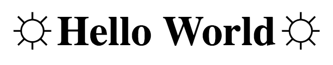 Unicode Characters In Html And Css One Of The Best Things I Learned When