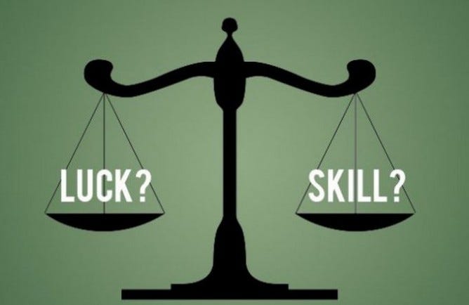Luck? Or judgement?. Good luck, bad luck, effort or choice? | by Laura ...