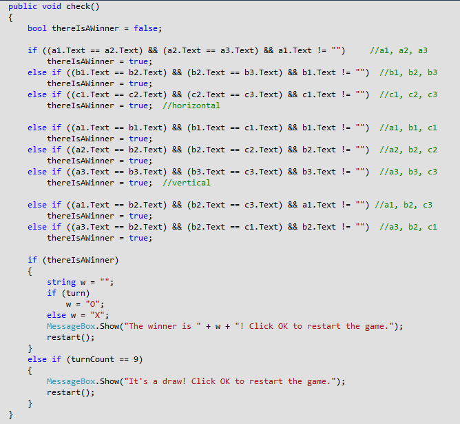 TicTacToe (Windows Forms App in C#) | by Irina Andreea | Medium