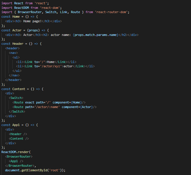 Implementing Routing in react. Here very short and to the point… | by ...