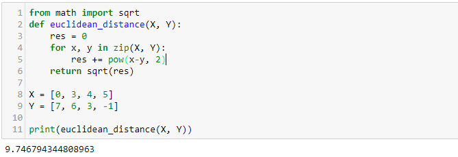 Understanding Euclidean Distance and Cosine_Similartiy | by Vikram Ojha | Analytics Vidhya | Medium