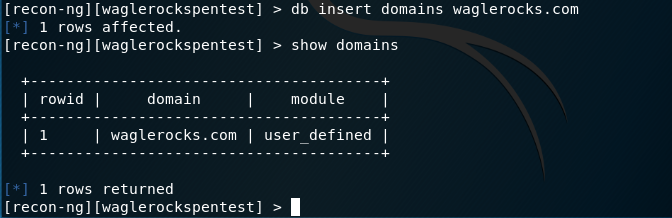 Penetration Testing — Reconnaissance with recon-ng on Kali Linux | by ...